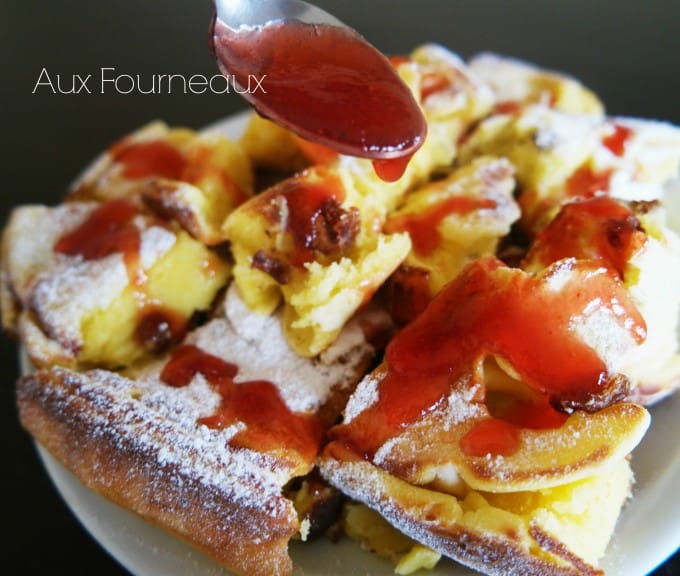 Crêpes autrichiennes Kaiserschmarrn | Aux Fourneaux :Aux Fourneaux