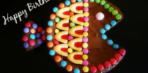 Gâteau anniversaire poisson au chocolat | Aux Fourneaux