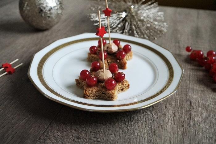 Canapés de foie gras recette apéritive pour Noël | Aux Fourneaux :Aux ...